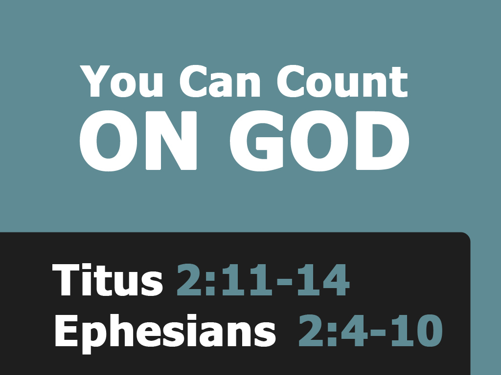 The Sermon You Can Count On God by David McGee » First Assembly of God ...